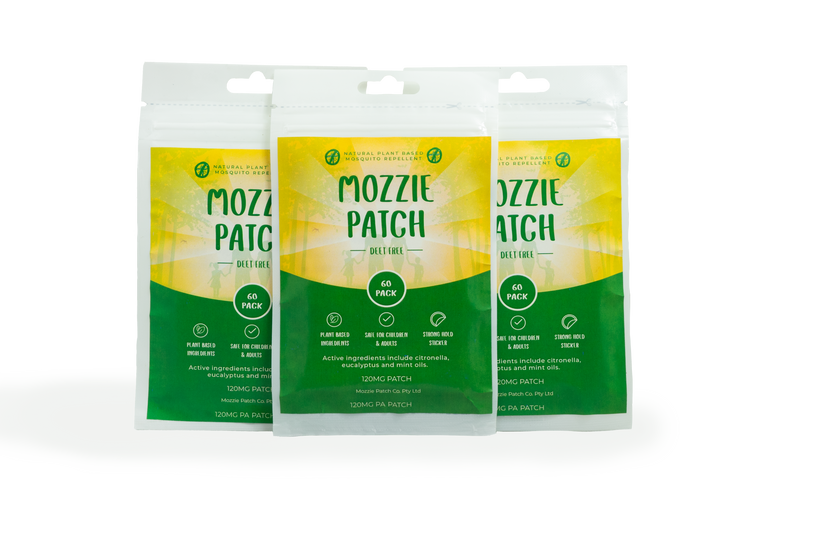 3 x Pack Mozzie Patch Natural Repellent – mozzie patch Co